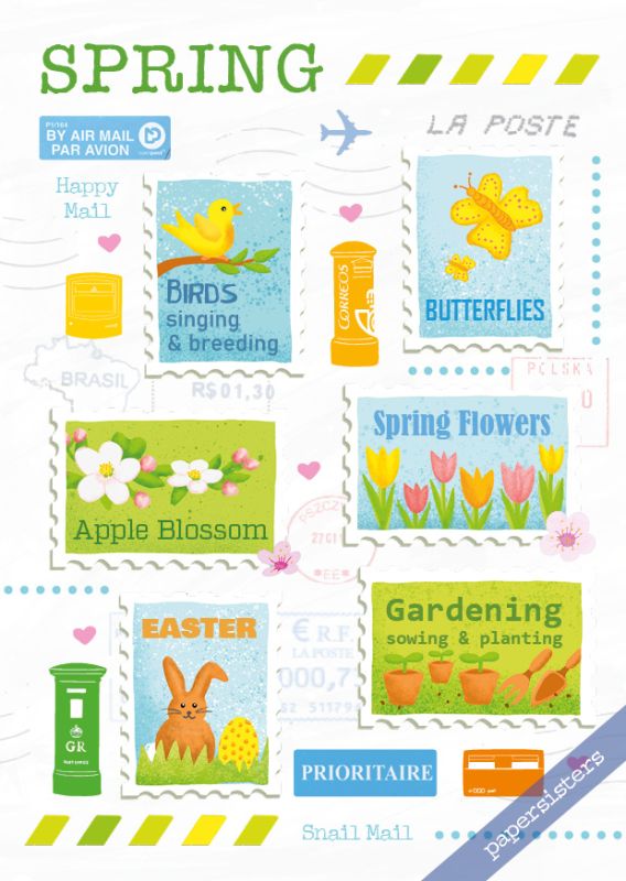 Postcard Bright Flowers