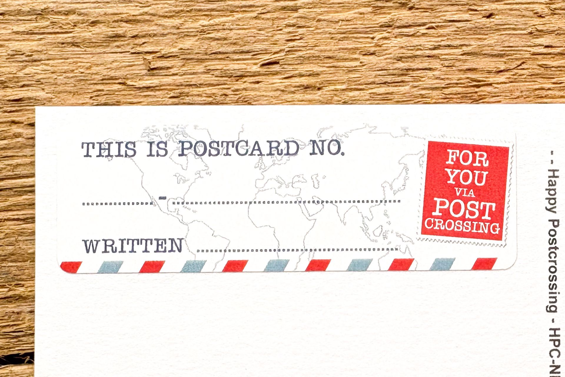 Stickers for postcards