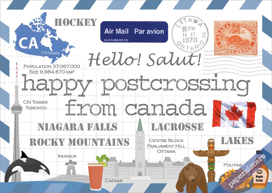 Postkarte Happy Postcrossing IE 2nd Edition