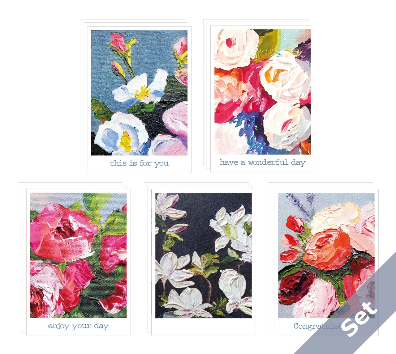 Postcard Bright Flowers