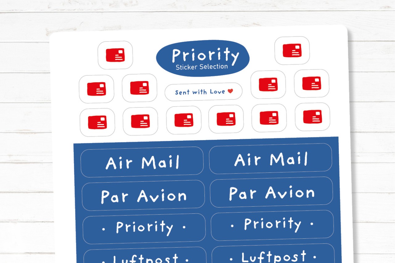 Airmail Stickers