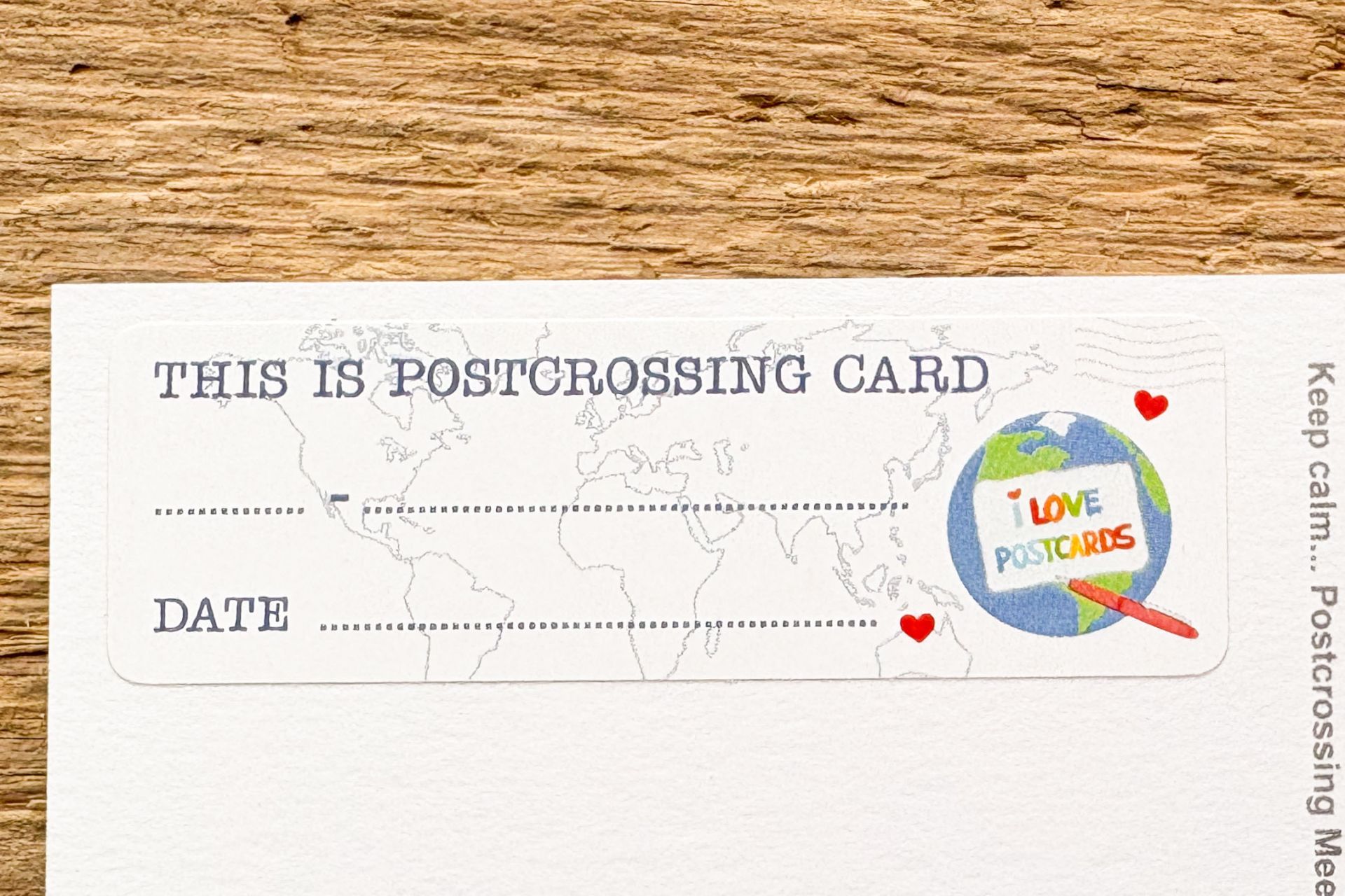 Postcards, Rubberstamps, Stickers, Tapes and more