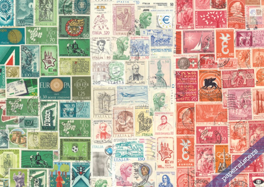 Postkarte Bright Italy