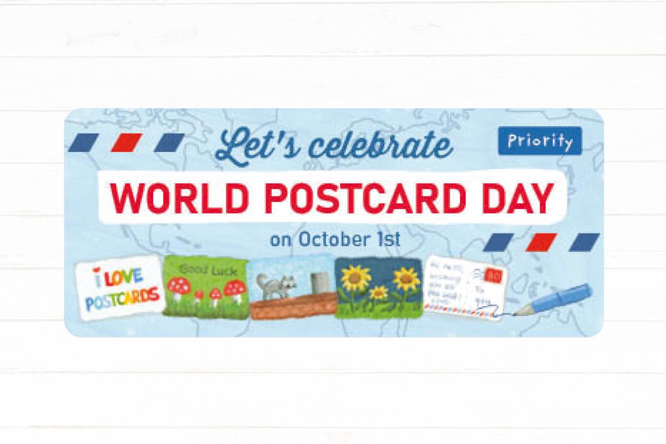 Postkarten, Stempel, Aufkleber, Tapes und mehr